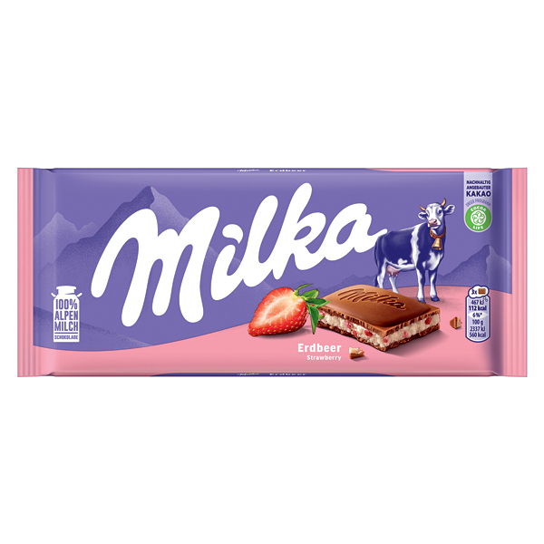 Milka Strawberry Yoghurt 100g - DonPealo